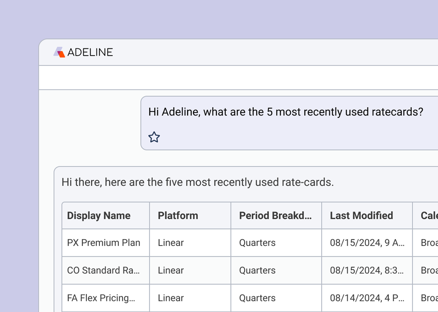 Adeline - Operative