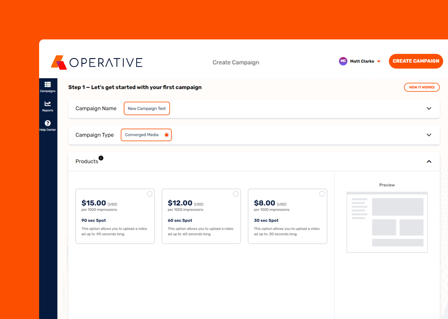 Ad Manager | Self-Service Platform - Operative